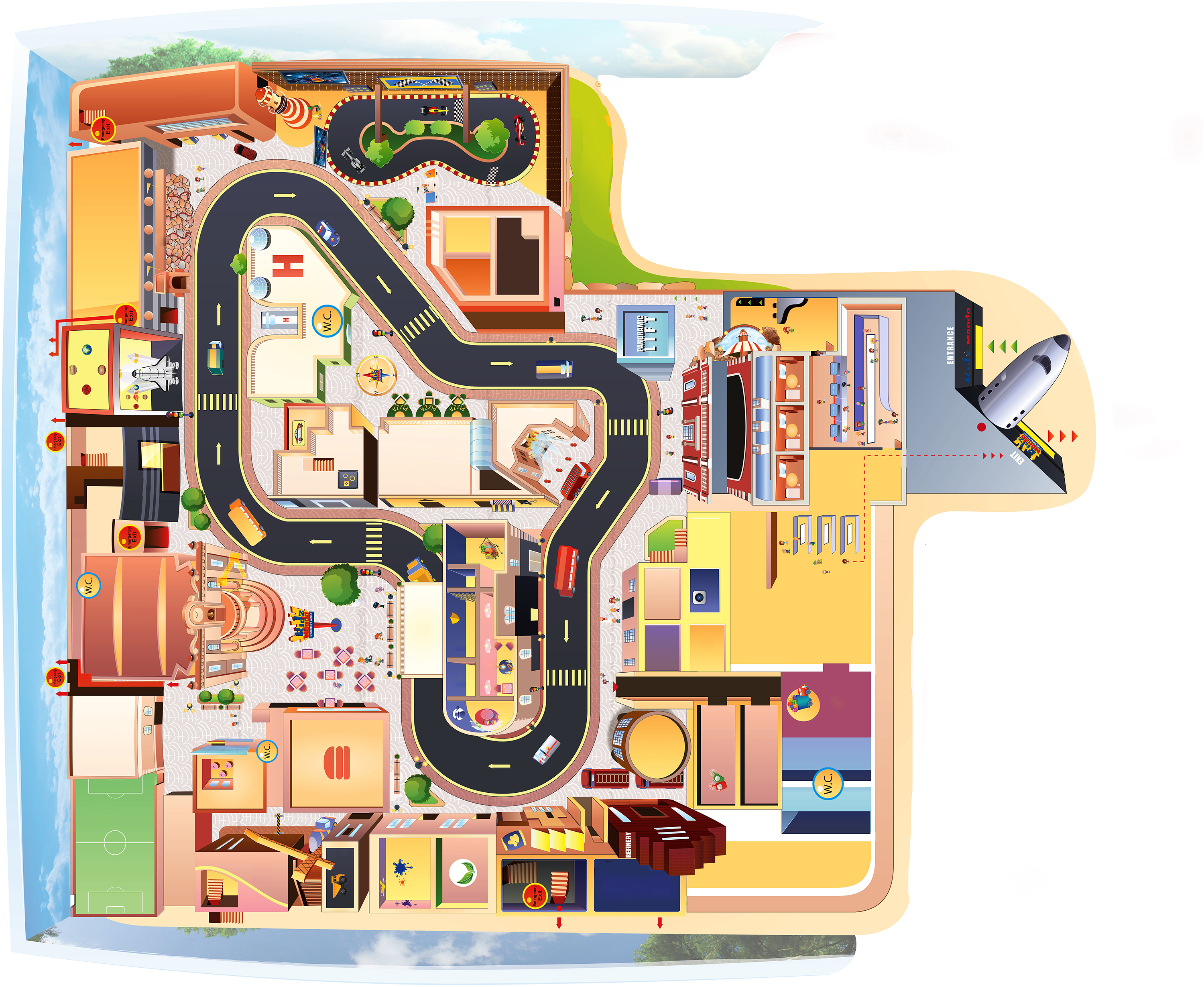 Map of the City - Kidzmondo